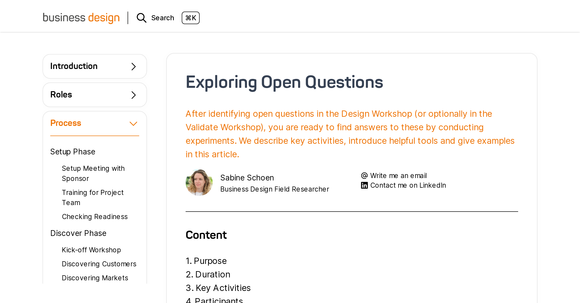 Exploring Open Questions | Business Design Knowledge Base