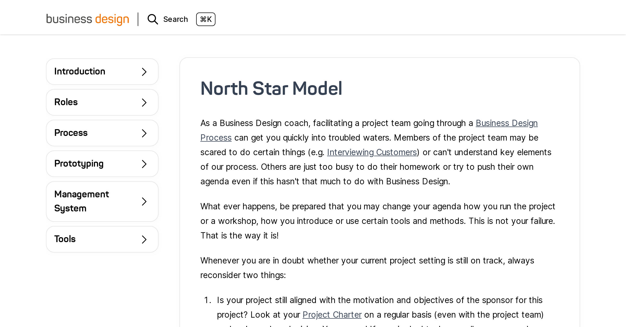 North Star Model | Business Design Knowledge Base