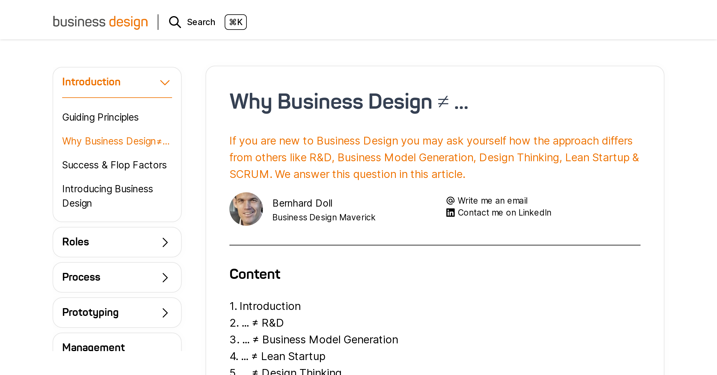 Why Business Design≠... | Business Design Knowledge Base