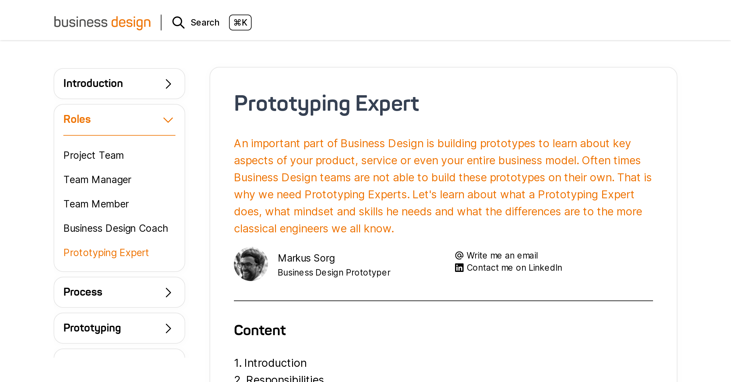 Prototyping Expert | Business Design Knowledge Base