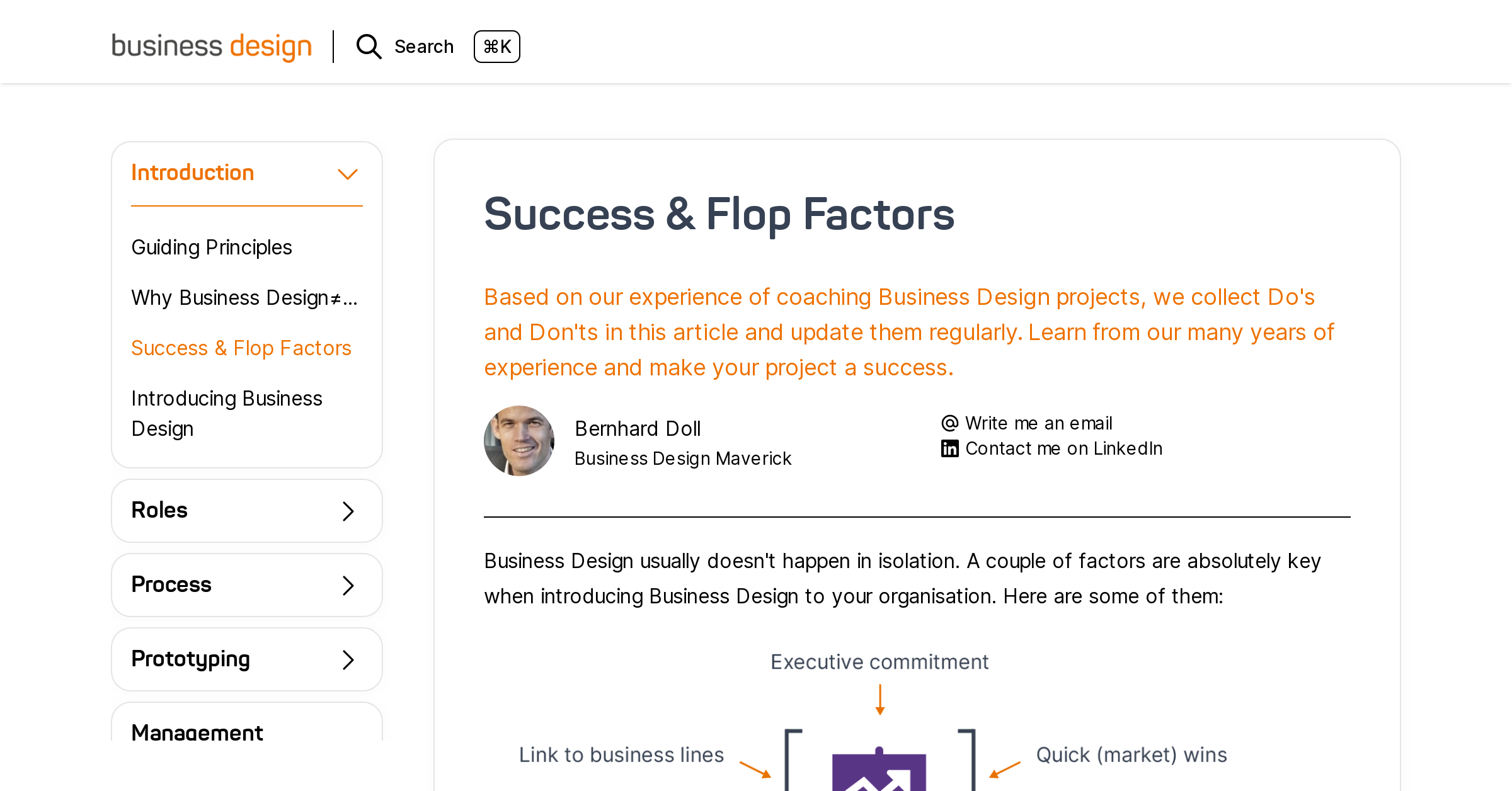 Success & Flop Factors | Business Design Knowledge Base