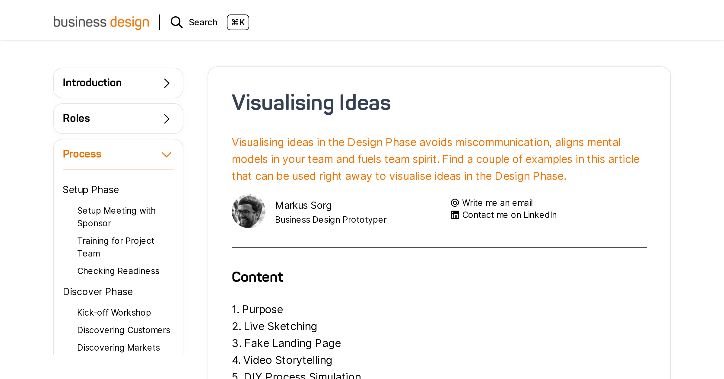 Visualising Ideas | Business Design Knowledge Base